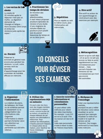 Examens : sieste, alimentation, répétition…, 10 clés pour apprendre ...